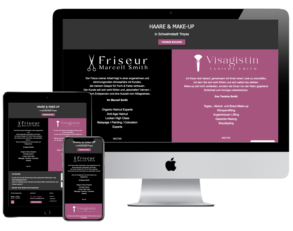 Friseur Marcell Smith – Irit Völzke – Webdesign, Grafikdesign Neustadt ...